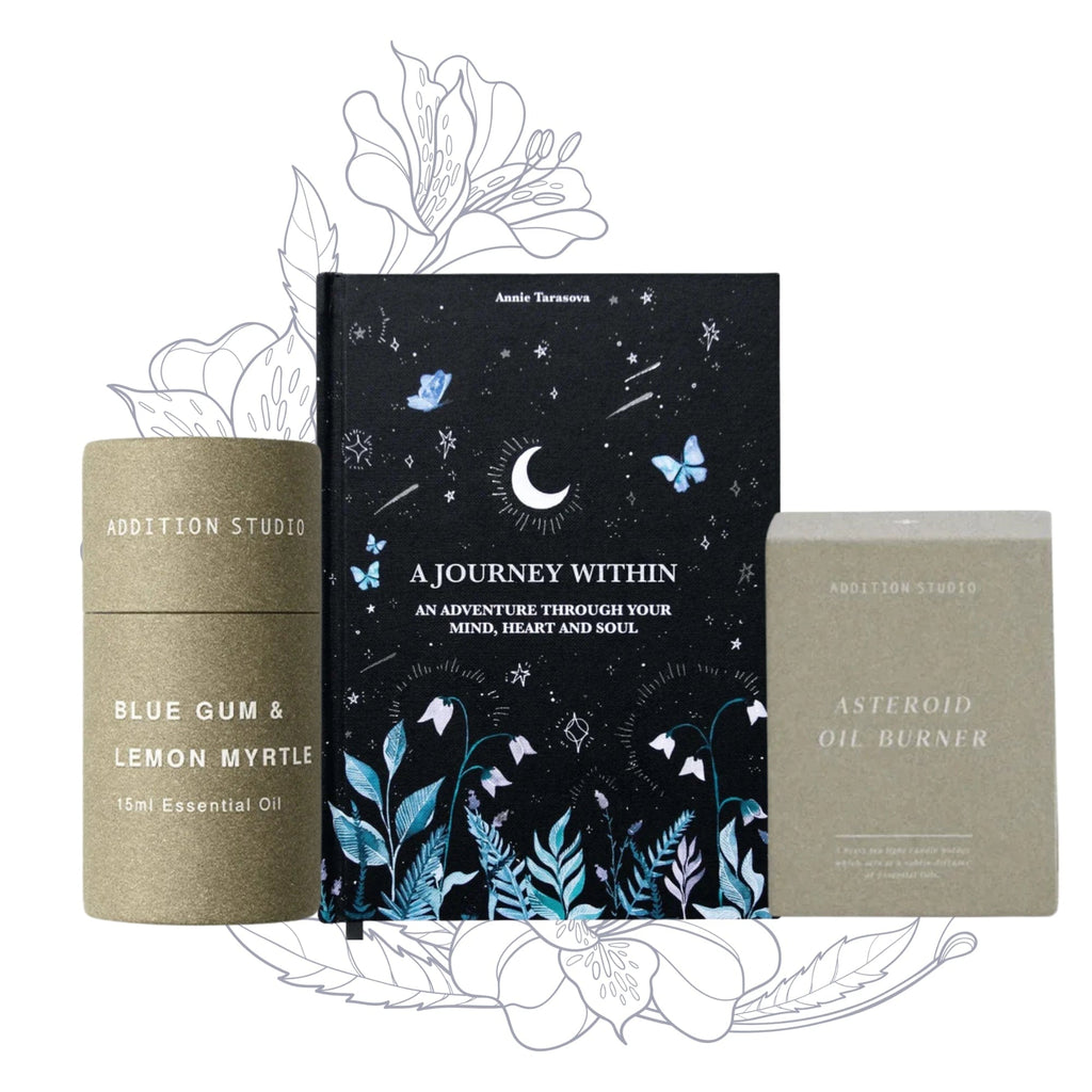 Dream and Diffuse Gift Set – Journal, Essential Oil & Oil Burner