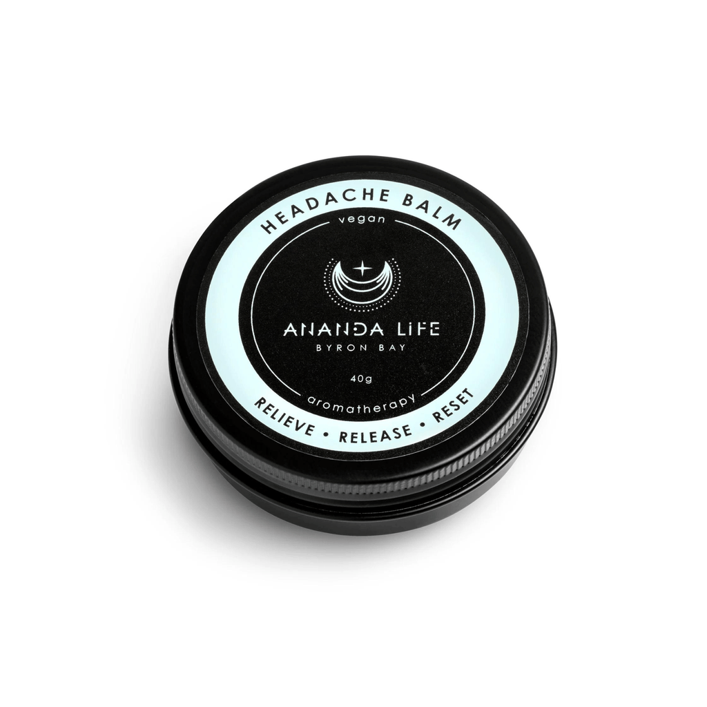 Ananda Life | Vegan Aromatherapy Headache Balm | Cruelty Free Skincare