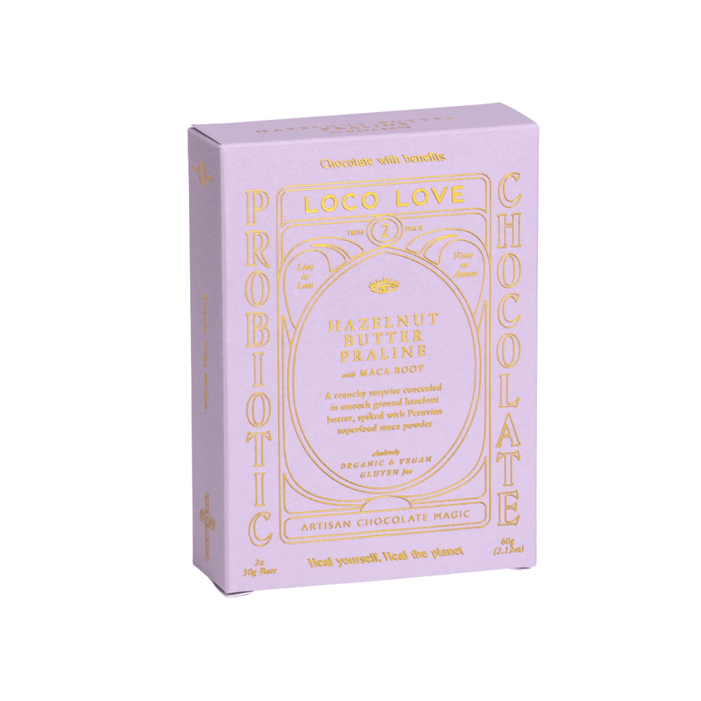Loco Love - Hazelnut Butter Praline | Organic & Vegan Chocolates